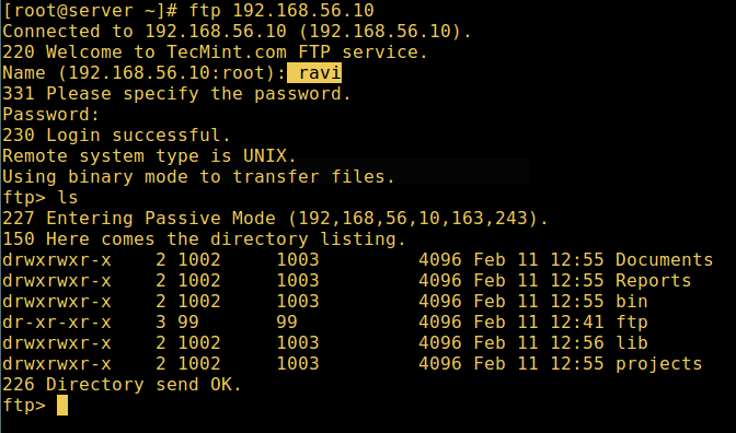 Install, Configure and Secure FTP Server in CentOS | Tutoriales